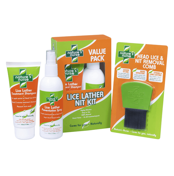 #1 Natural Head Lice & Nit Treatment | Lice Lather Nit Kit